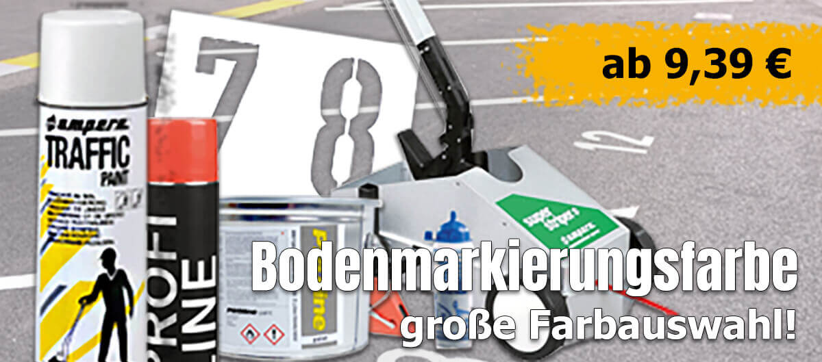 Bodenmarkierung in Markenqualität im markierungsshop.de kaufen